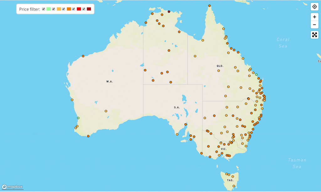 57 new towns/cities added to FuelPrice Australia | FuelPrice Australia